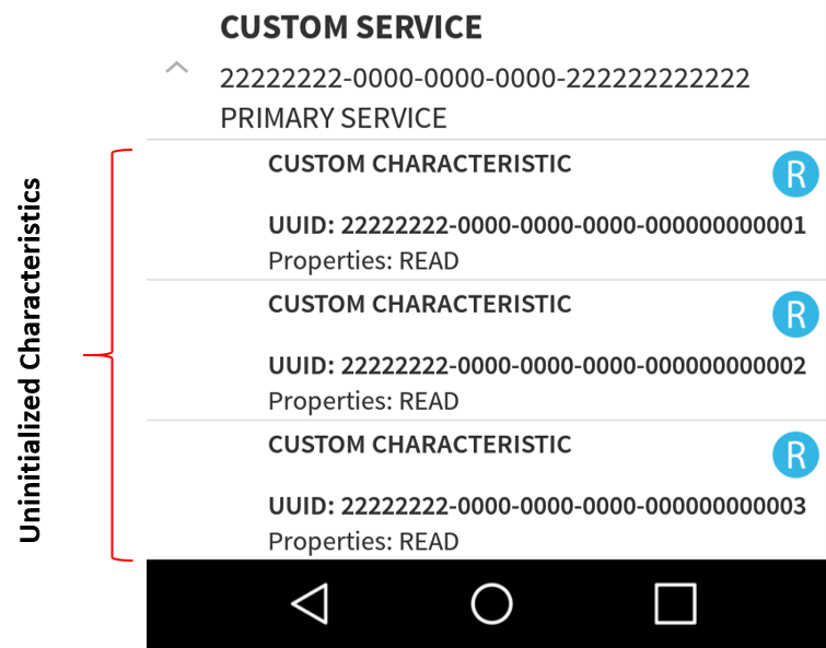 1. Example description — Custom Bluetooth Services - A Dialog Custom Implementation