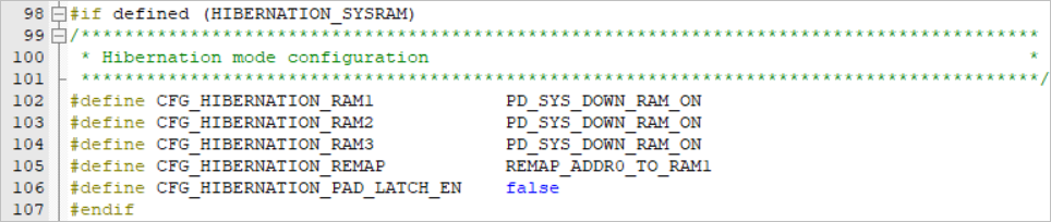 1. Example description — Configuring DA14531 hibernation and state ...