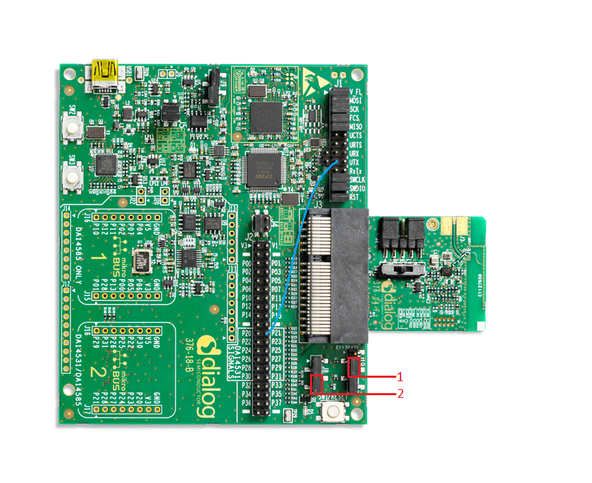 1. Example description — Changing advertising methods using GPIO button interrupt or timer callbacks