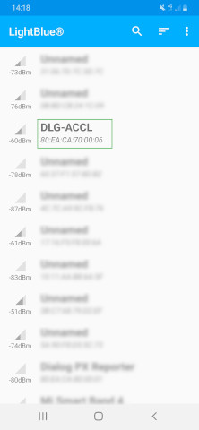 1. Example description — Reading an I2C accelerometer and sending BLE notifications